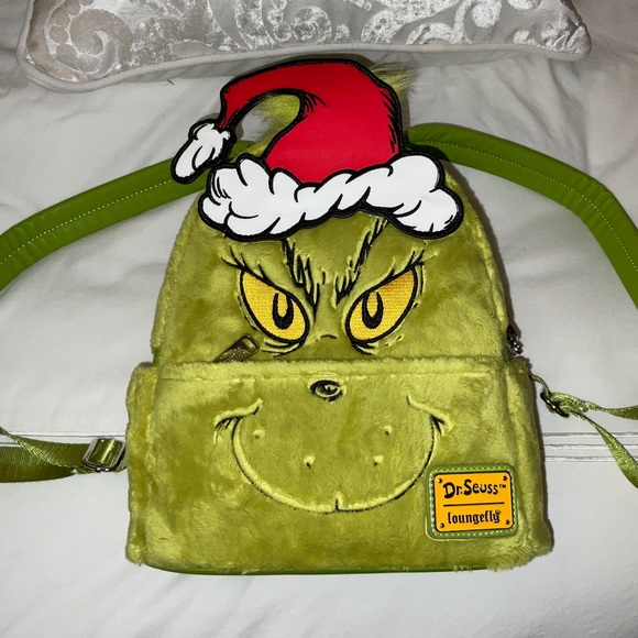 Loungefly | Bags | Loungefly Dr Seuss The Grinch Cosplay Mini Backpack ...